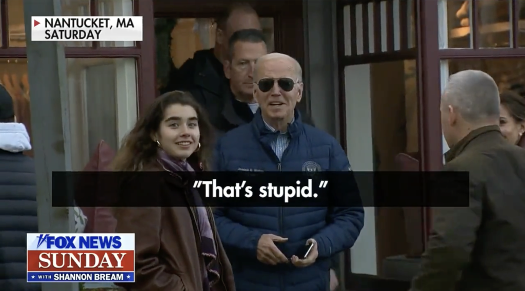 Biden SNAPS Back After Reporter Asks About His Age: 'That's Stupid!'